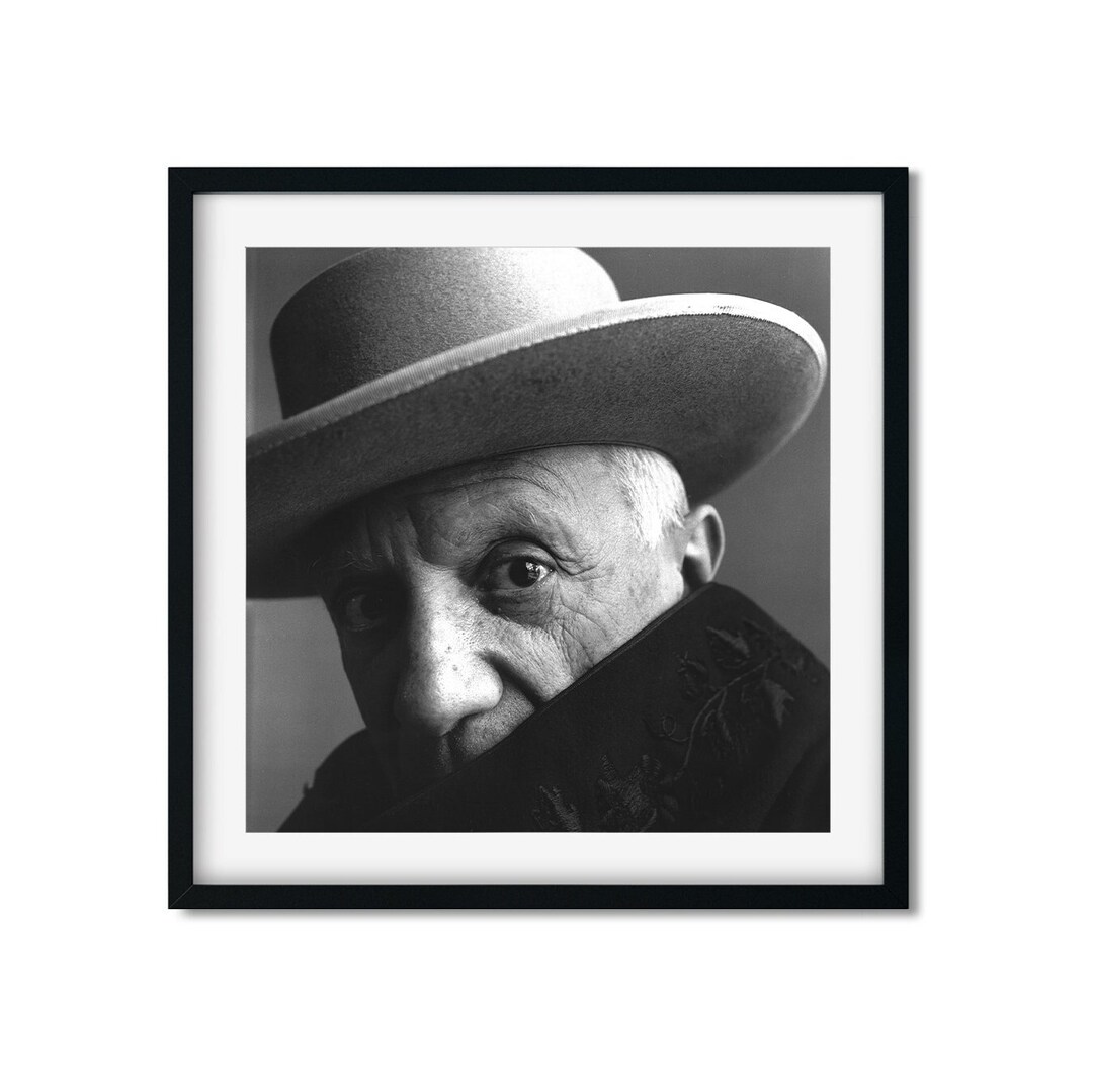 Pablo Picasso Photo Portrait Fashion Shoot Black and White - Etsy