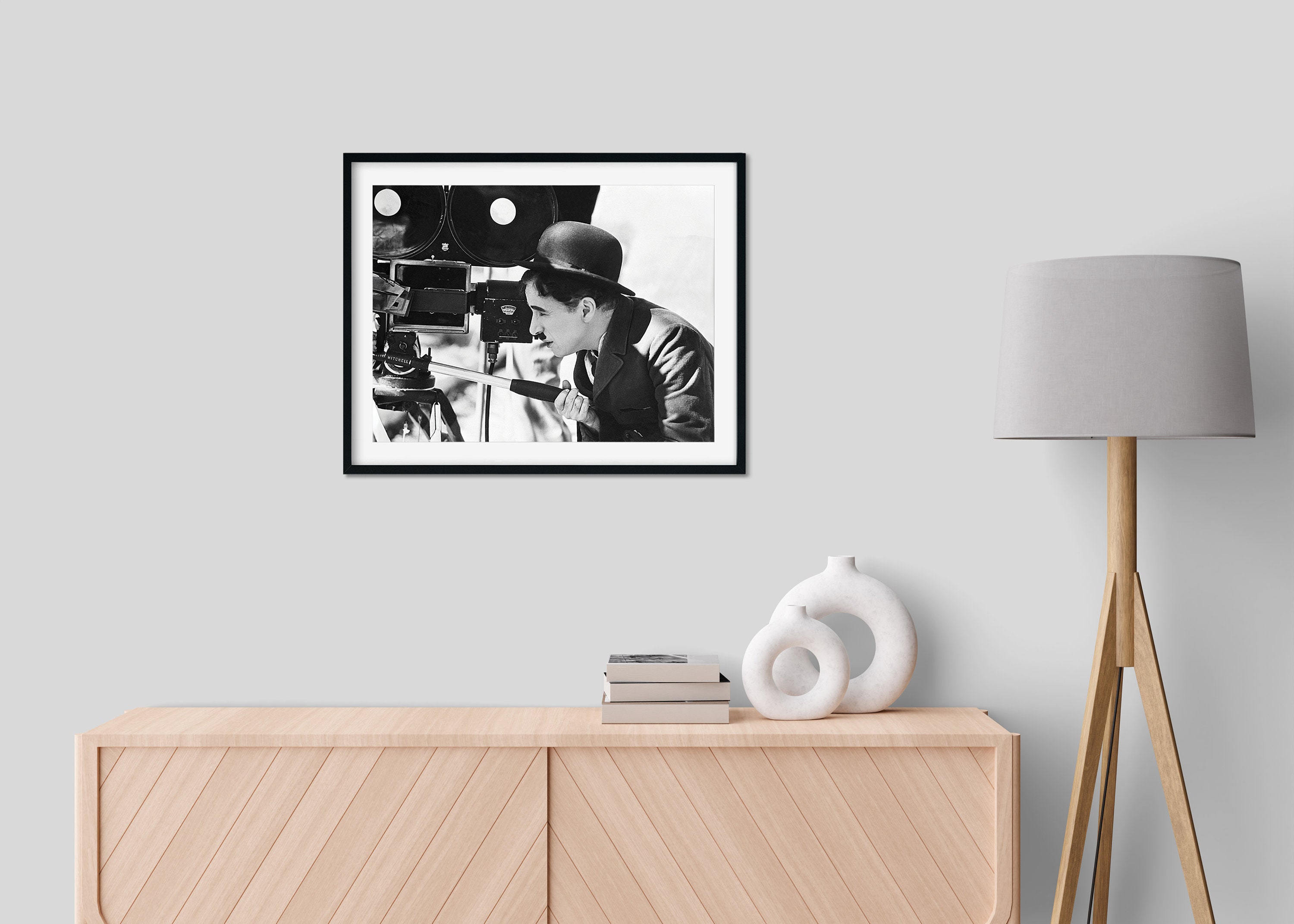 Charlie Chaplin Print Black and White Charlie Chaplin Behind - Etsy