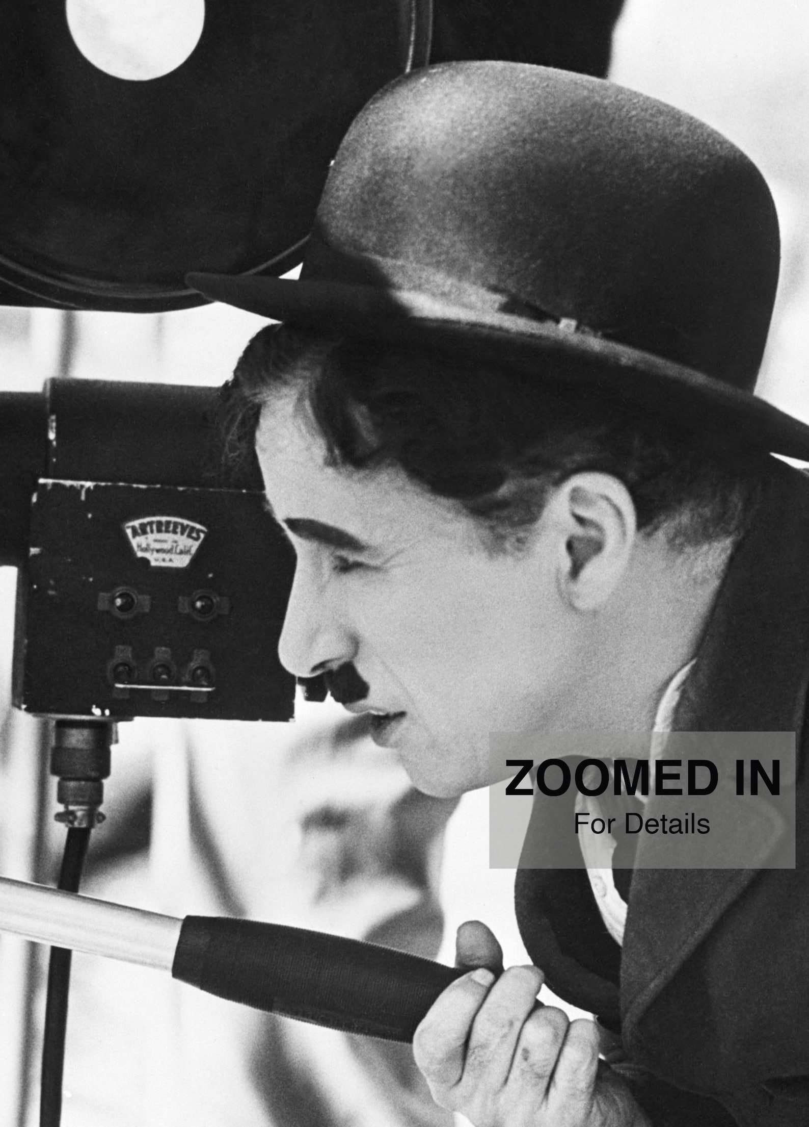 Charlie Chaplin Print Black and White Charlie Chaplin Behind - Etsy