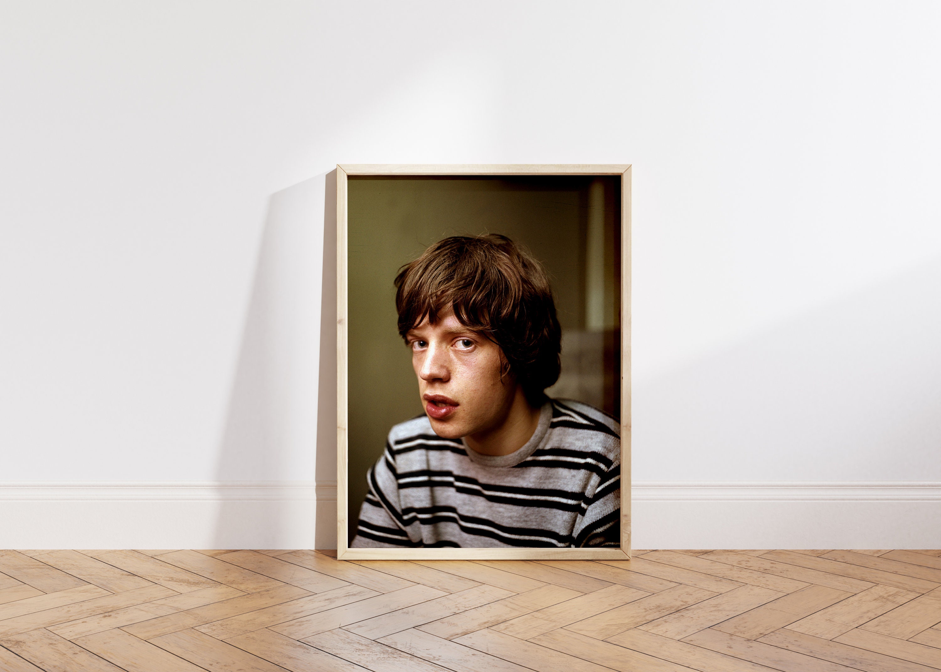 Mick Jagger Print, Mick Jagger Photo Print Poster, Singer Color Photo ...