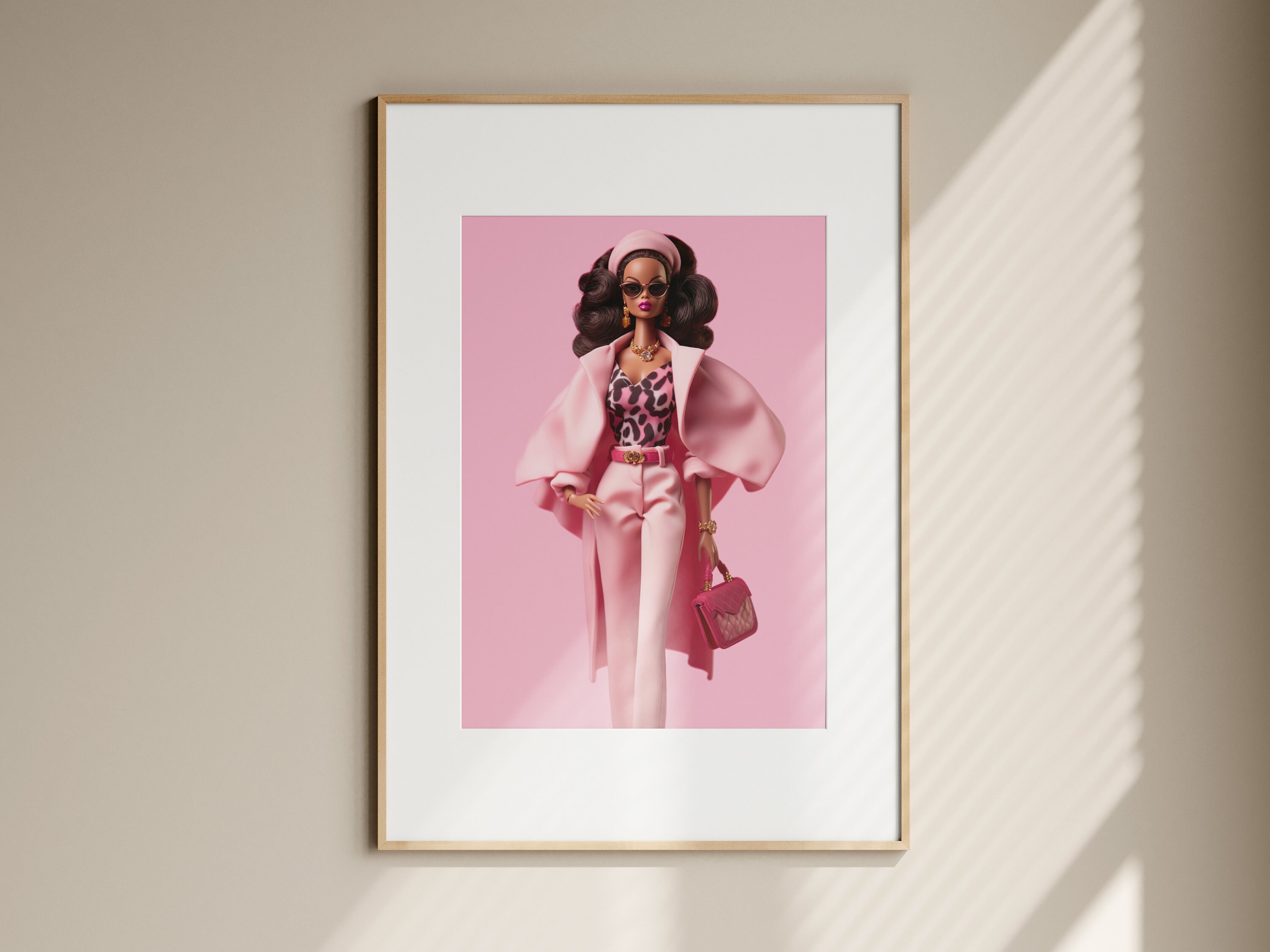 Barbie Art Retro Barbie Poster Retro Doll Wall Print - Etsy
