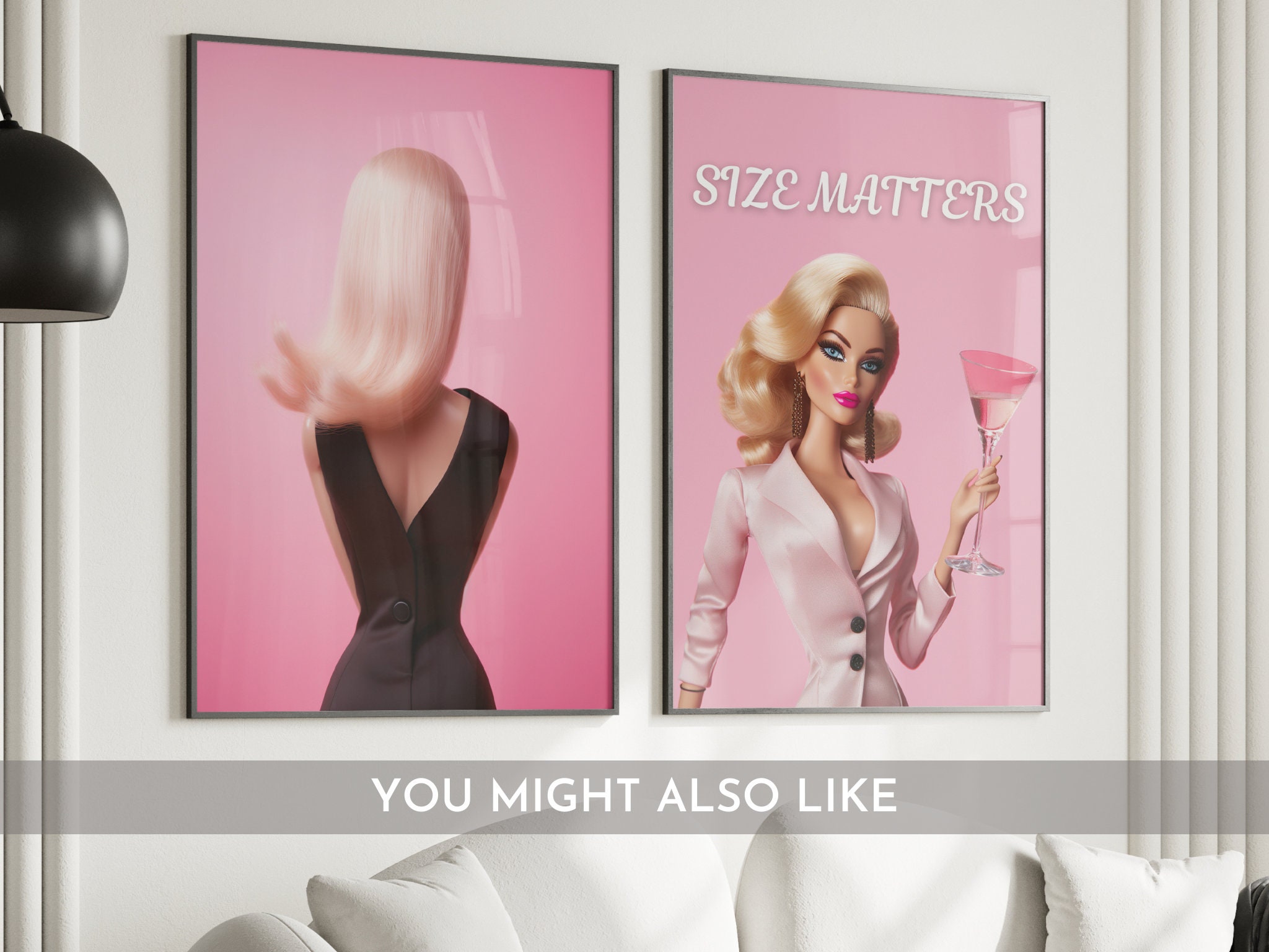 Barbie Art Retro Barbie Poster Designed & Sold By Patswerk