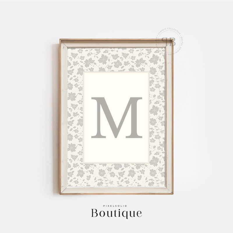 Monogram Letter M - Etsy
