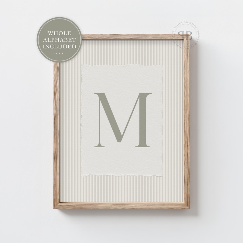 Initial Wall Art - Etsy