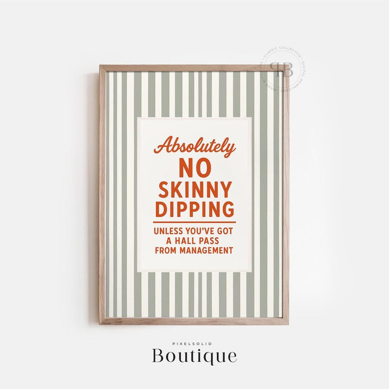 Vintage Skinny Dipping - Etsy