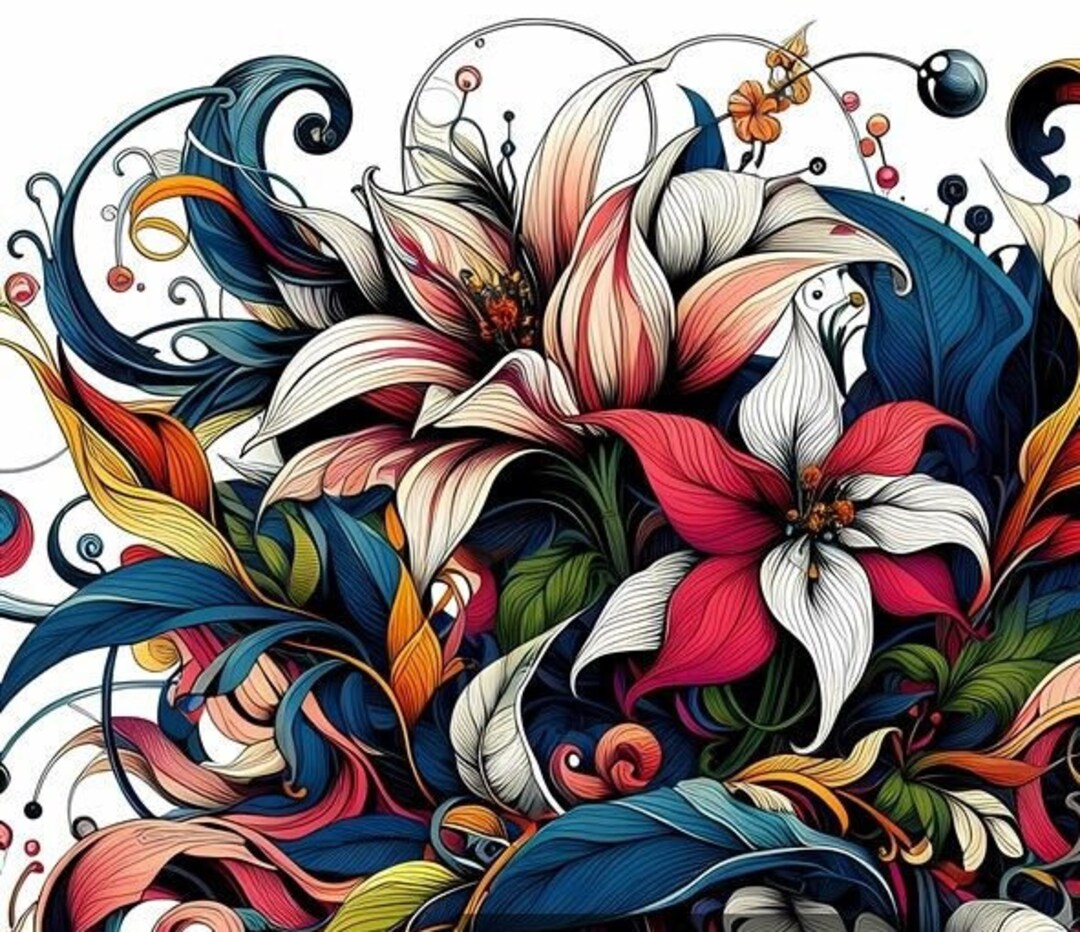 Abstract Botanical MEGA PACK 112 PNG Abstract Botanical Wallpaper and ...