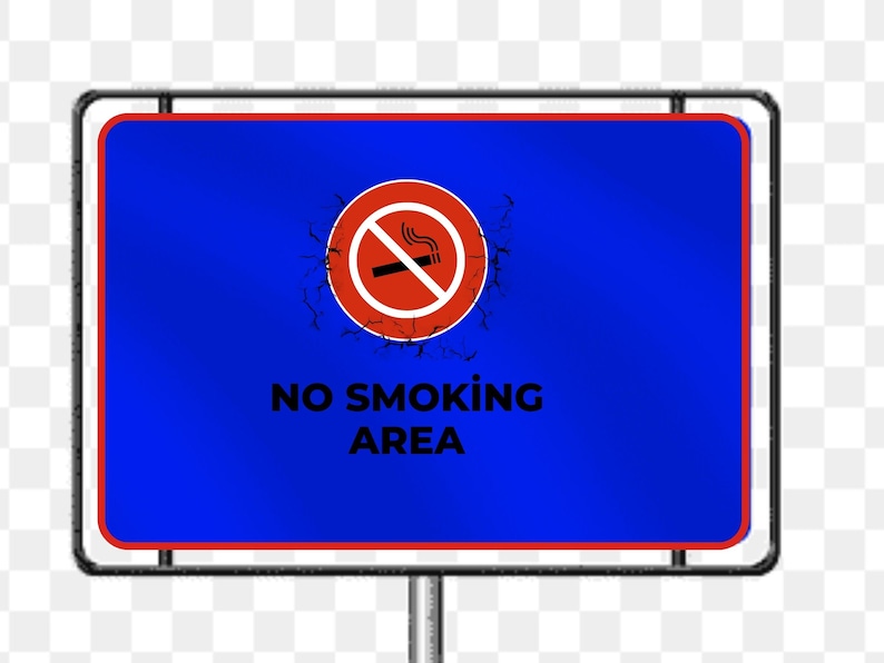No Smoking Digital Download Office Decor Written Svg-png-jpg-eps-dxf - Etsy