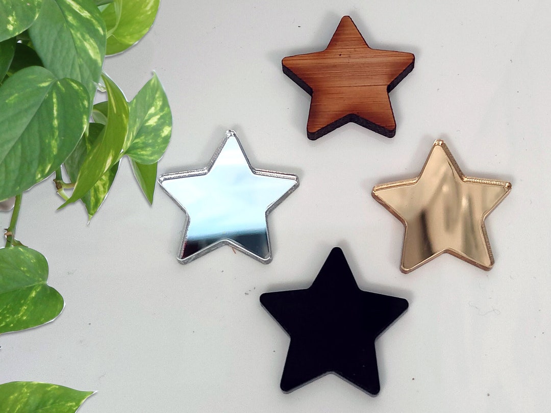25 X Stars Craft Blanks All Sizes, Wedding Table Decorations, Mini ...