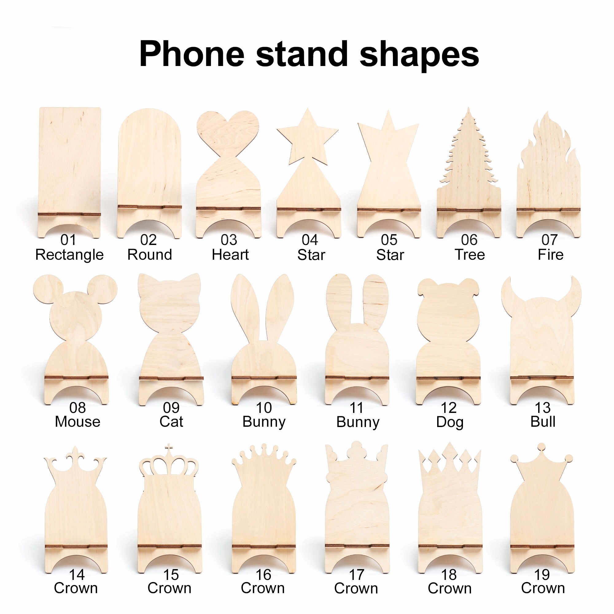 Marble Print Wood Phone Stand, Stone Pattern Holder for iPhone 14 13 12 ...