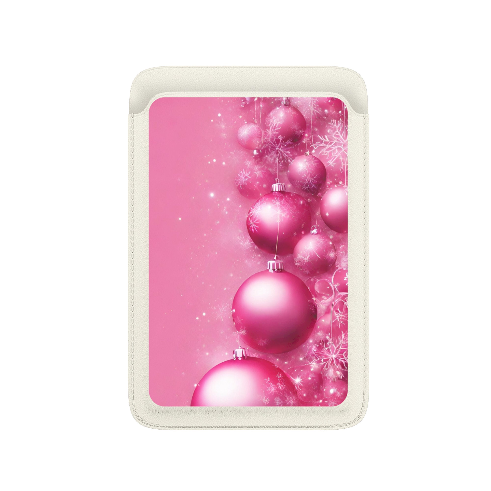 Gift Ideas for Her Magsafe Wallet, Magnetic Pink Christmas Wallet ...