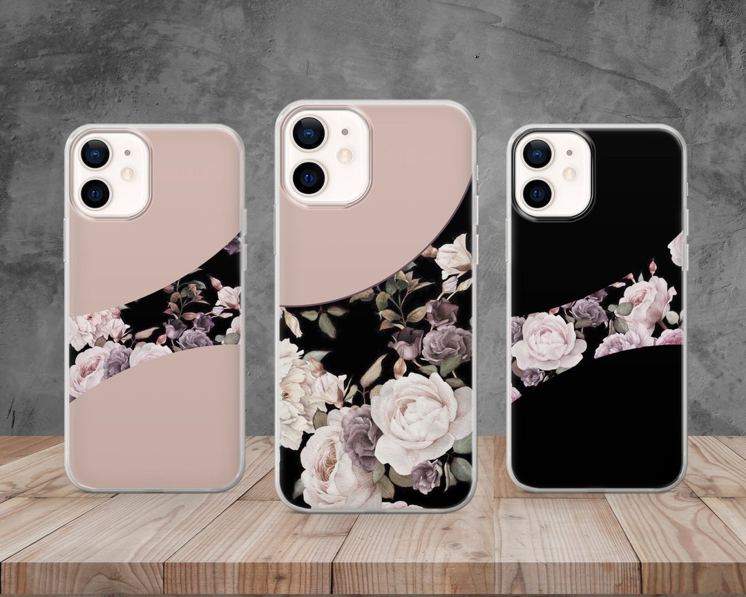 Rose Pattern Bloom Phone Case Classic Cover for iPhone 14 12 - Etsy