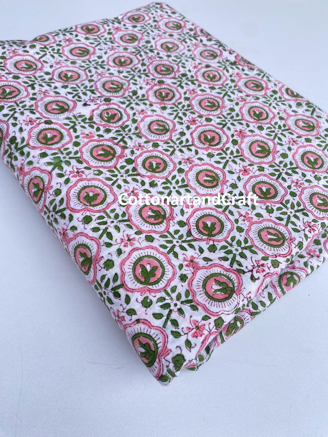 Handblock Fabric Running Fabric Quilting Fabric 100% Cotton Fabric Hand ...