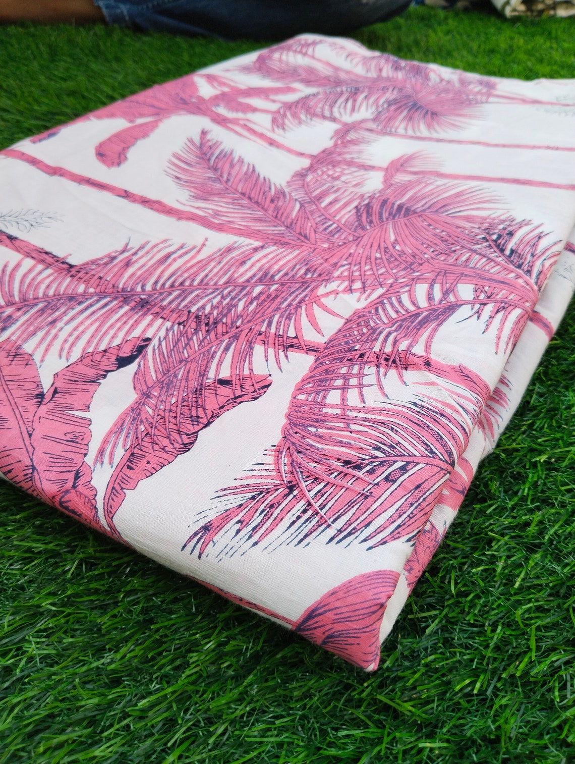 Jungle Print Hand Block Print Fabric Dress Material Indian Block Print ...