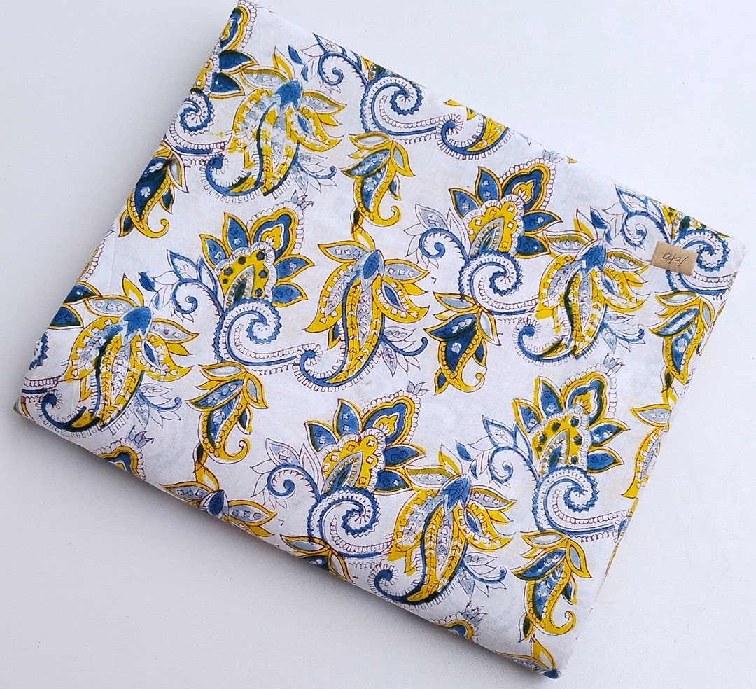 Beautiful Floral Print Fabric Indian Cottonprint Fabric Printed Cotton ...