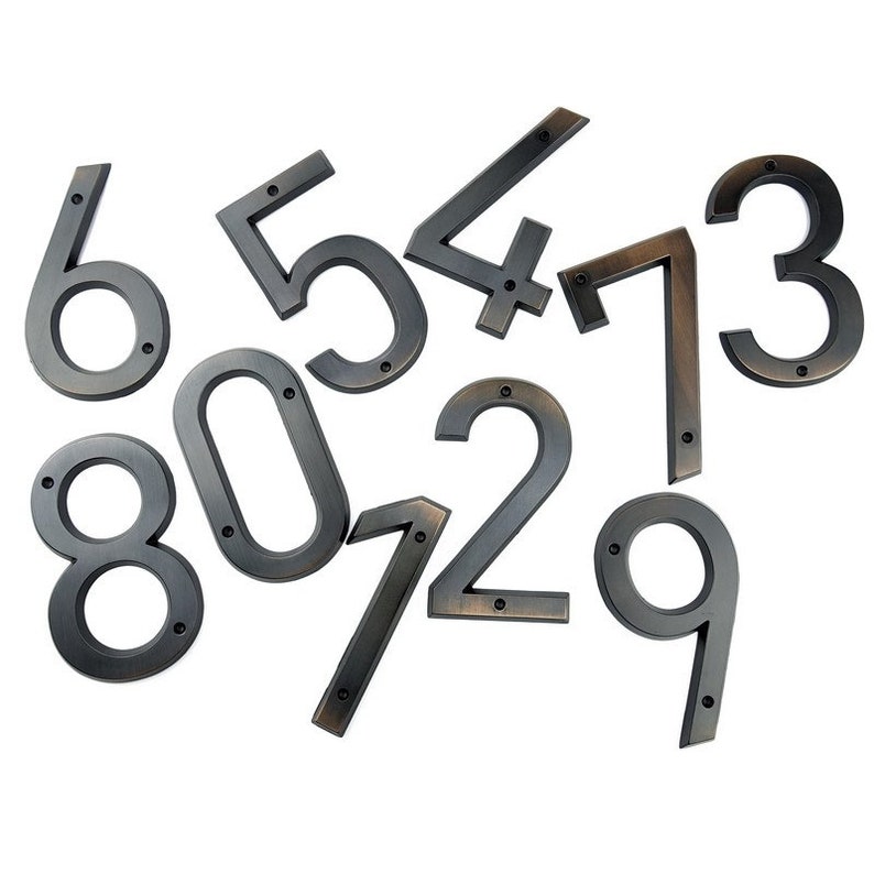 152mm Very Big House Number Modern House Numbers House Number - Etsy