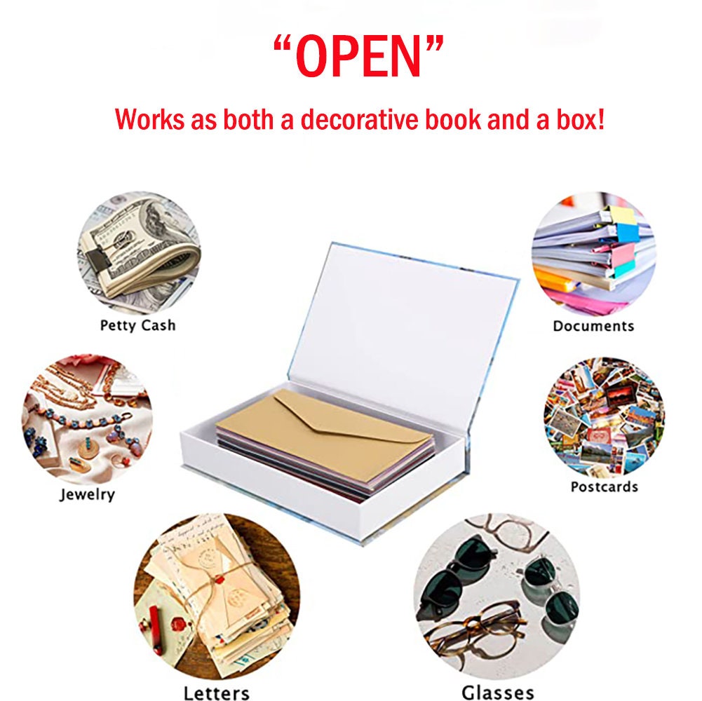 Luxury Decorative Book Box Openable Book Box Coffee Table - Etsy