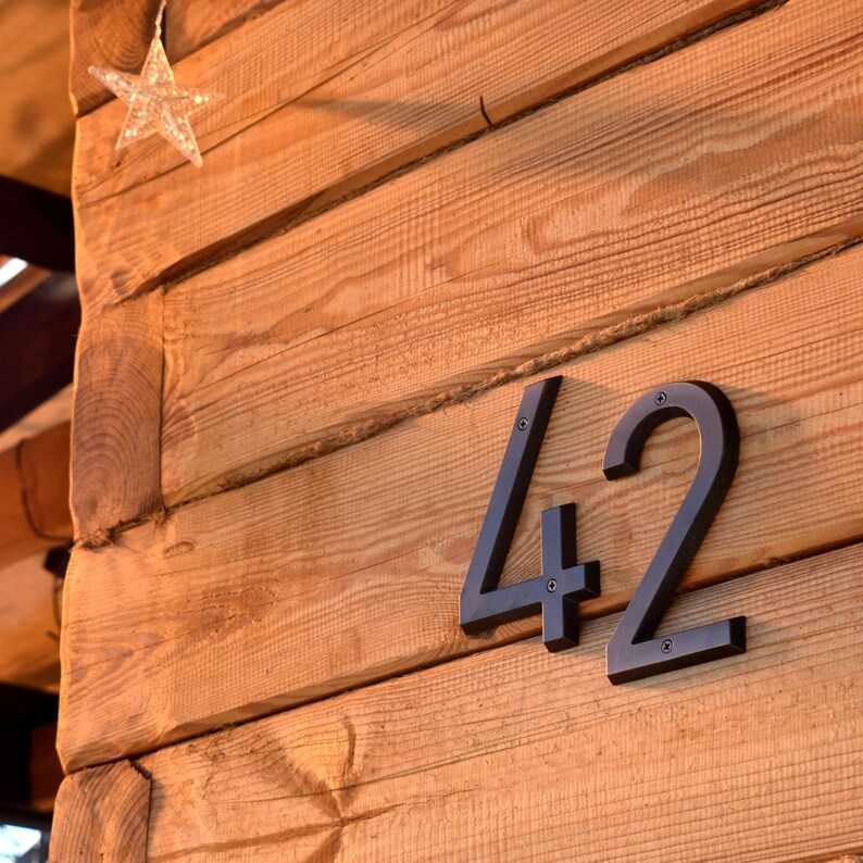 152mm Very Big House Number Modern House Numbers House Number - Etsy