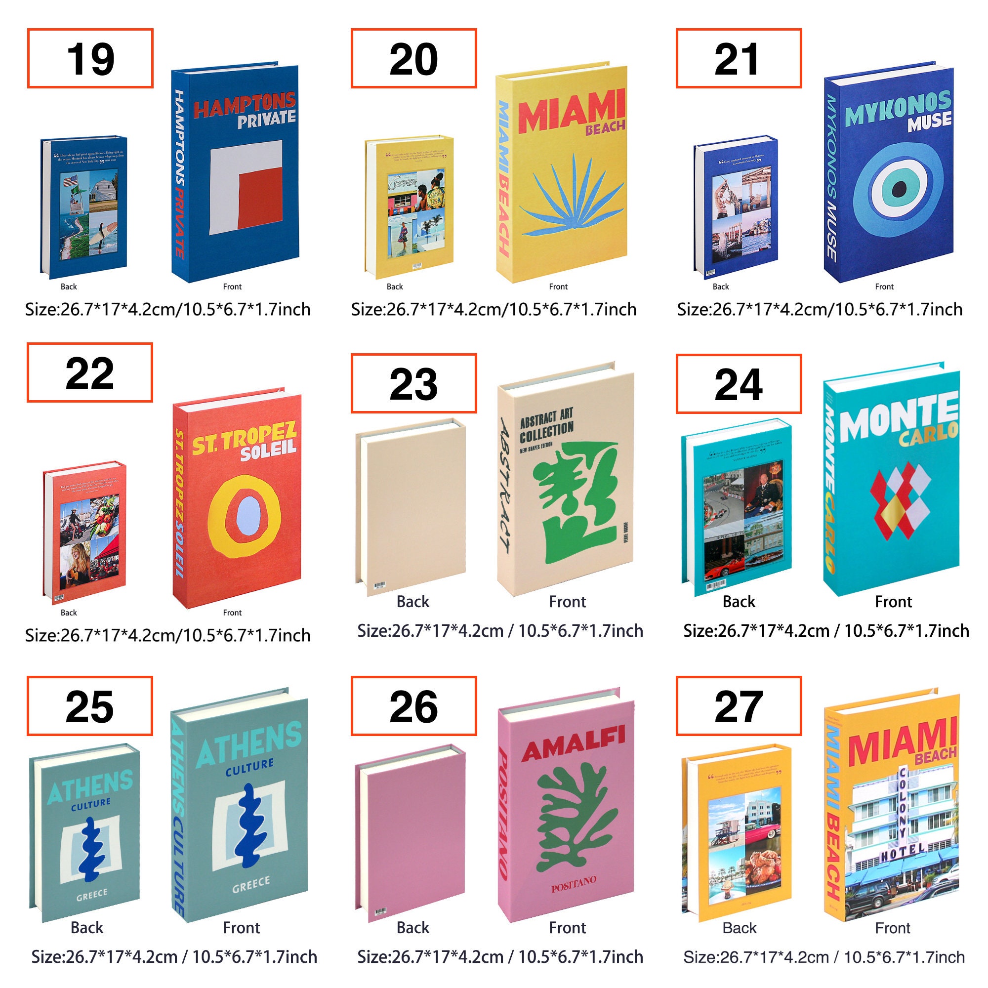 Luxury Decorative Book Box Openable Book Box Coffee Table - Etsy