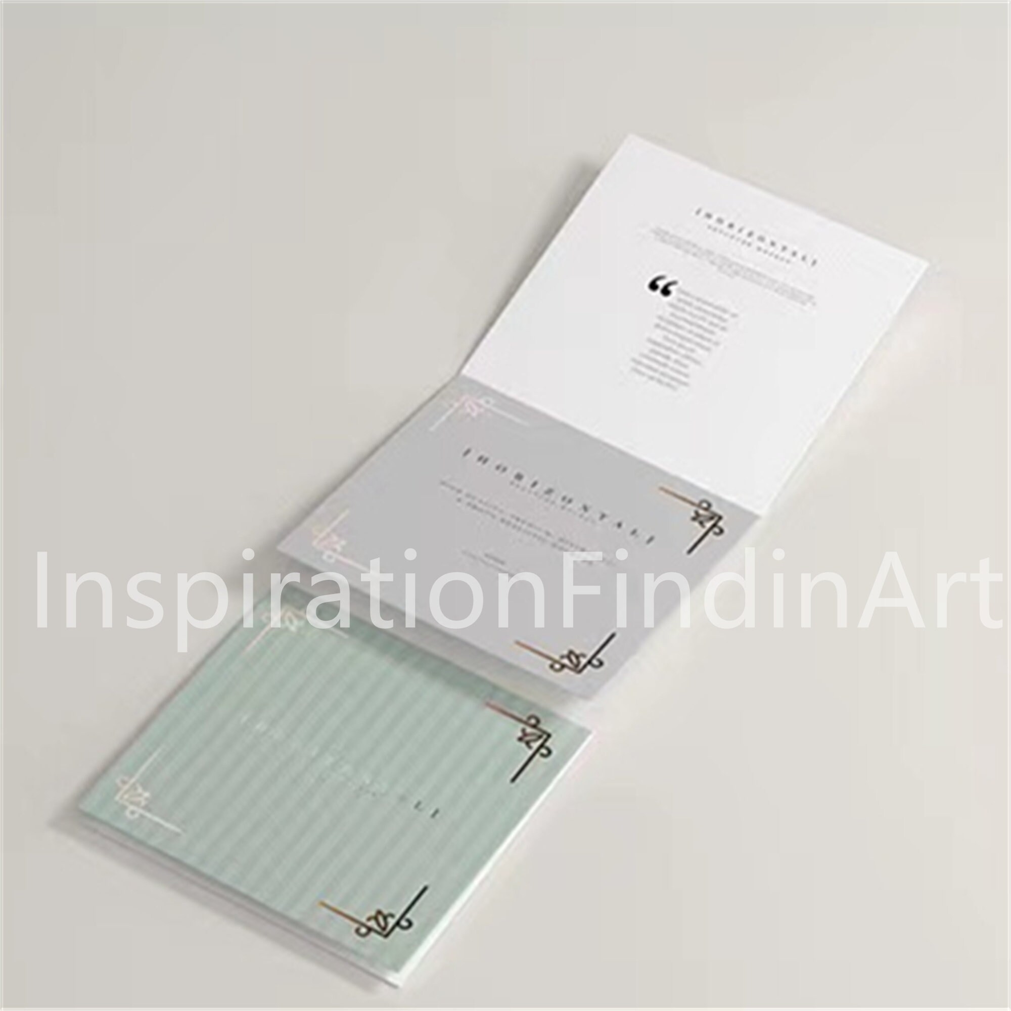 Square Foldable Invitation Mockup Wedding Invitation Mockup - Etsy