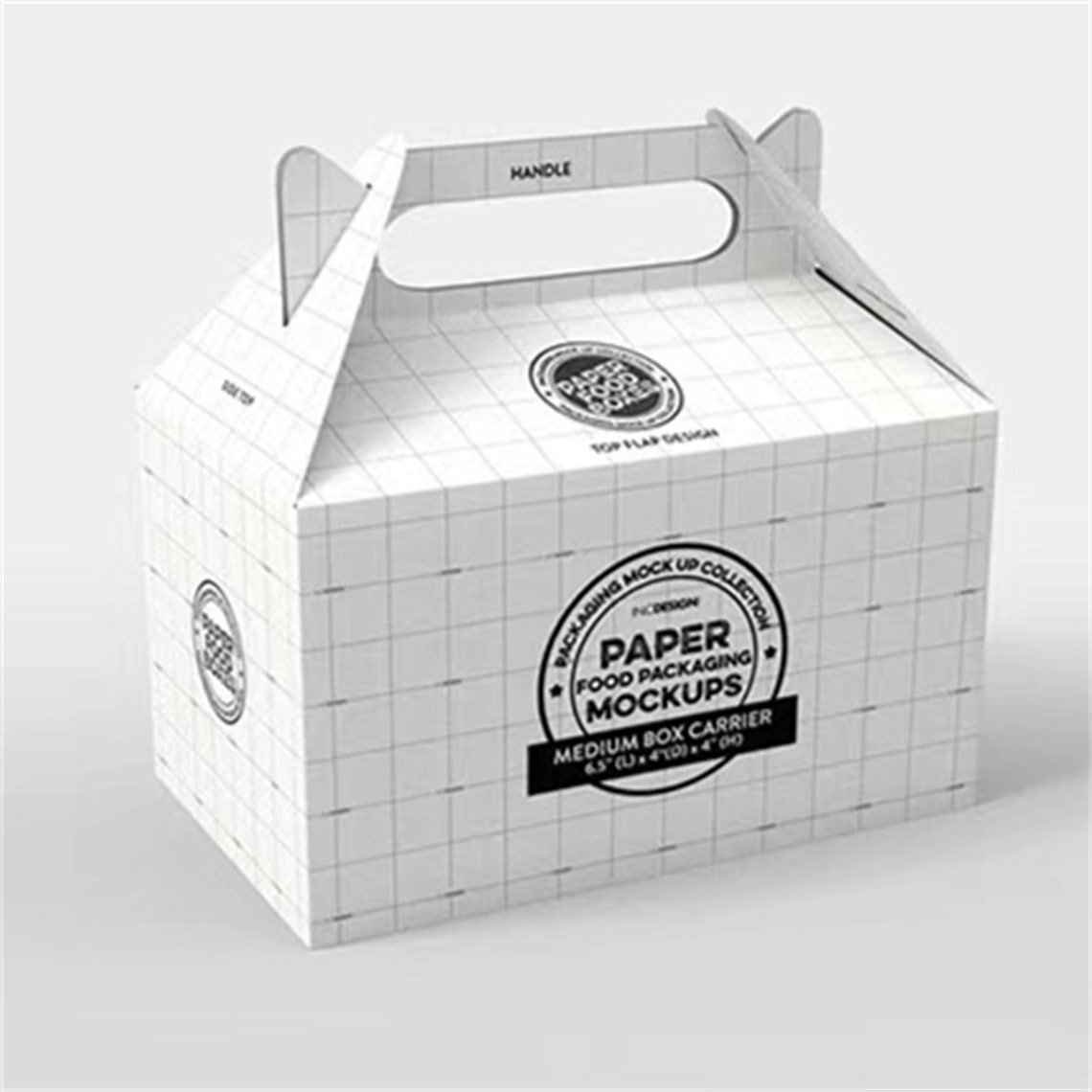 Cake Box Mockup, Cake Box With Handle, Box Mockup, Mockup Bundle ...