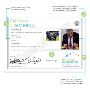 Bobby Tambling Signed Chelsea Photo: Lampard Presentation. Framed - Etsy