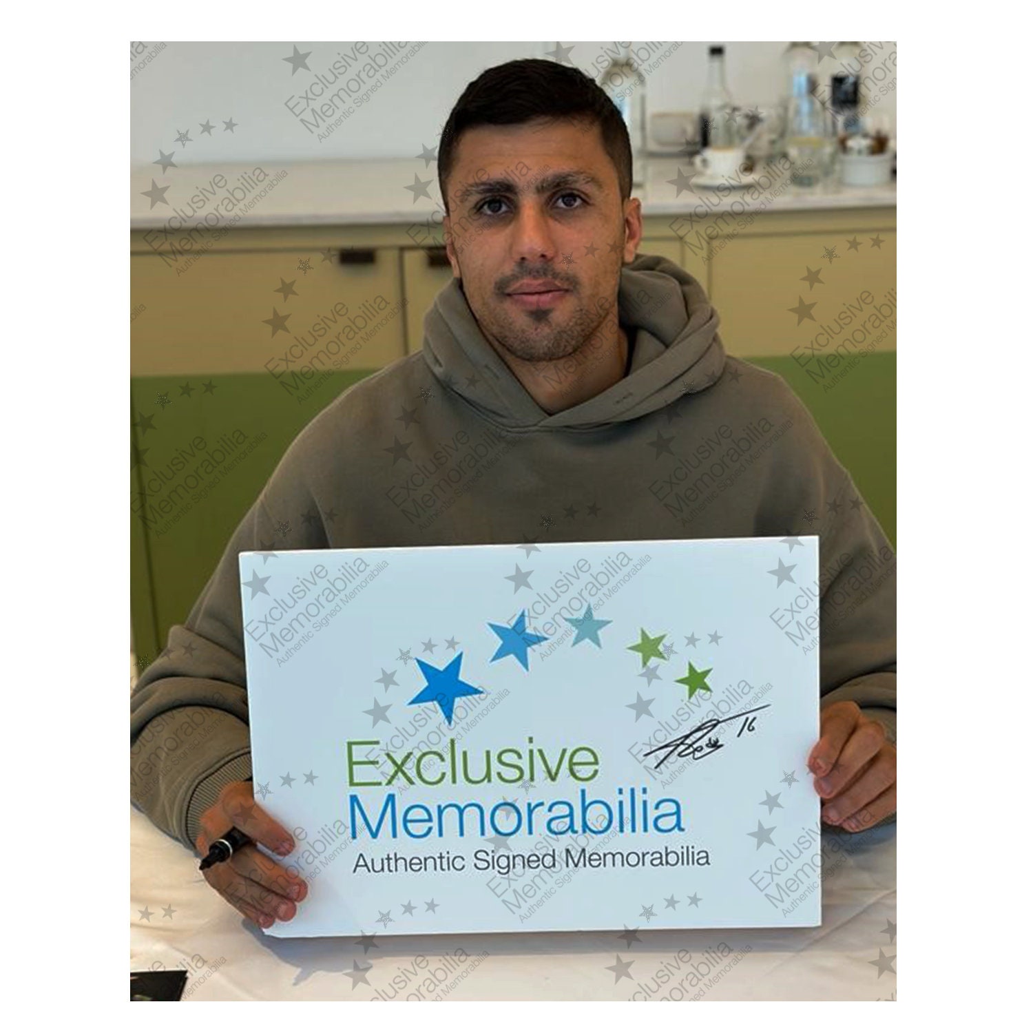 Rodri Signed Manchester City 2023-24 Football Shirt. Icon Frame - Etsy