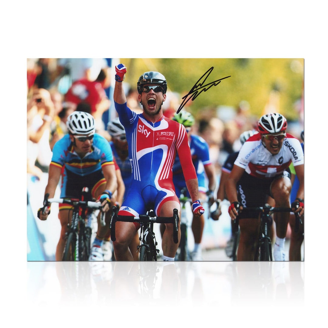 Mark Cavendish Signed Cycling Photo: World Champion - Etsy