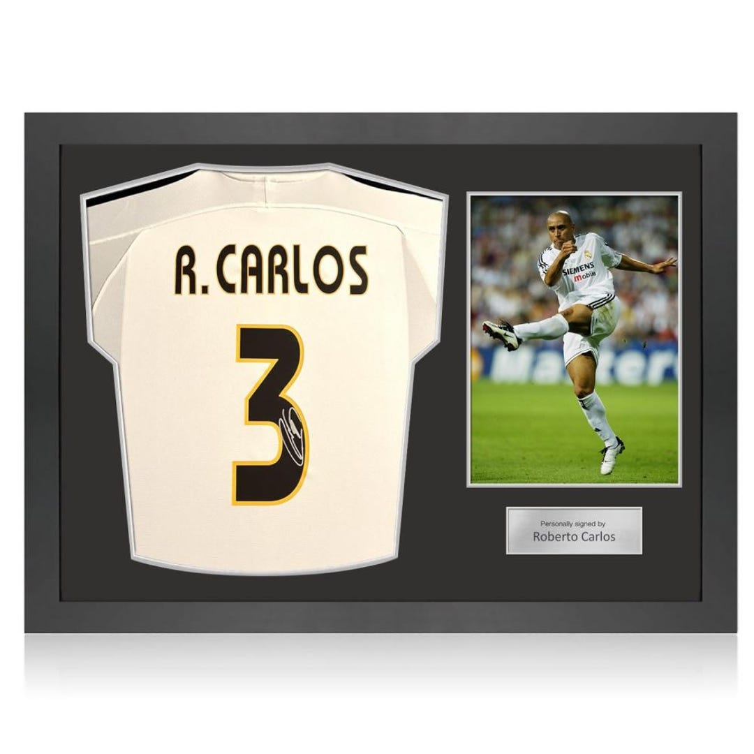 Roberto Carlos Signed Original Real Madrid 2003-04 Home Football Shirt ...