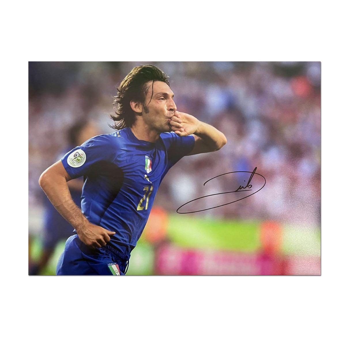 Andrea Pirlo Signed Italy Football Photo - Etsy