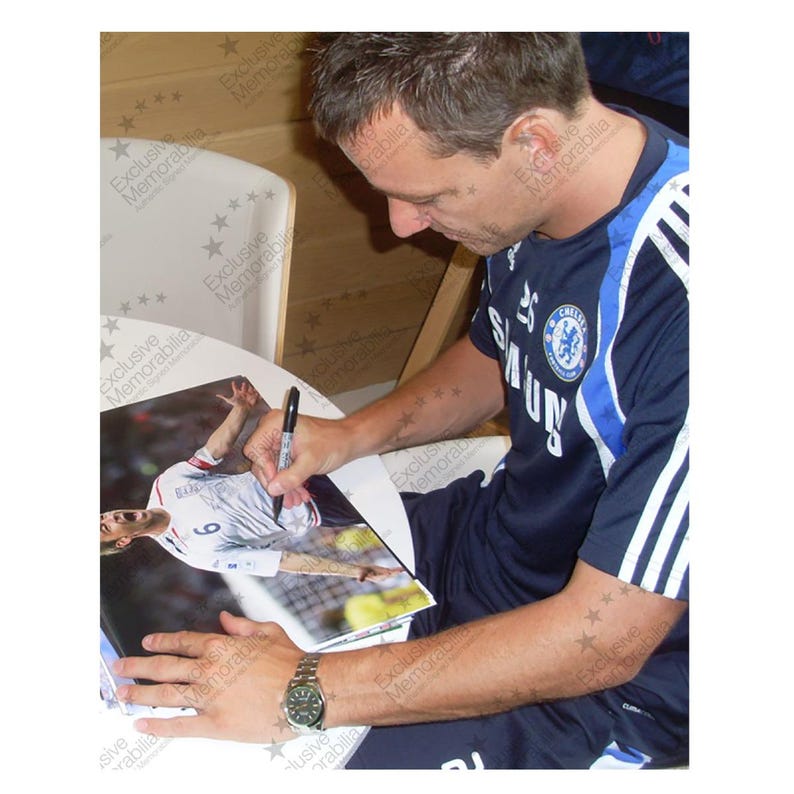John Terry Signed England Football Photo. Framed - Etsy