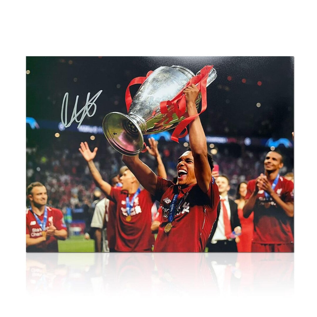 Trent Alexander-arnold Signed Liverpool Football Photo: Champions ...