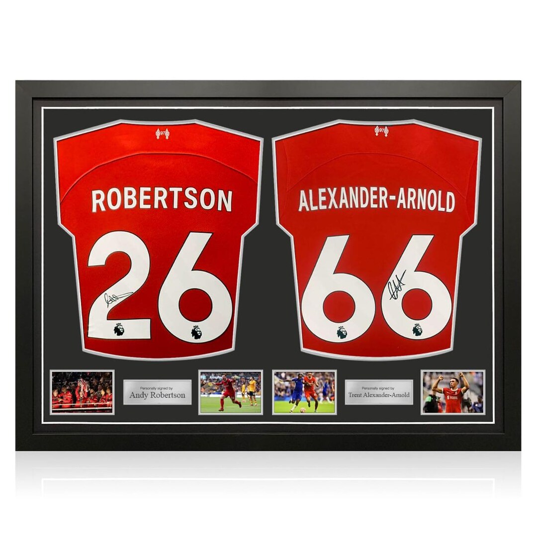 Andy Robertson & Trent Alexander-arnold Signed 2023-24 Liverpool ...