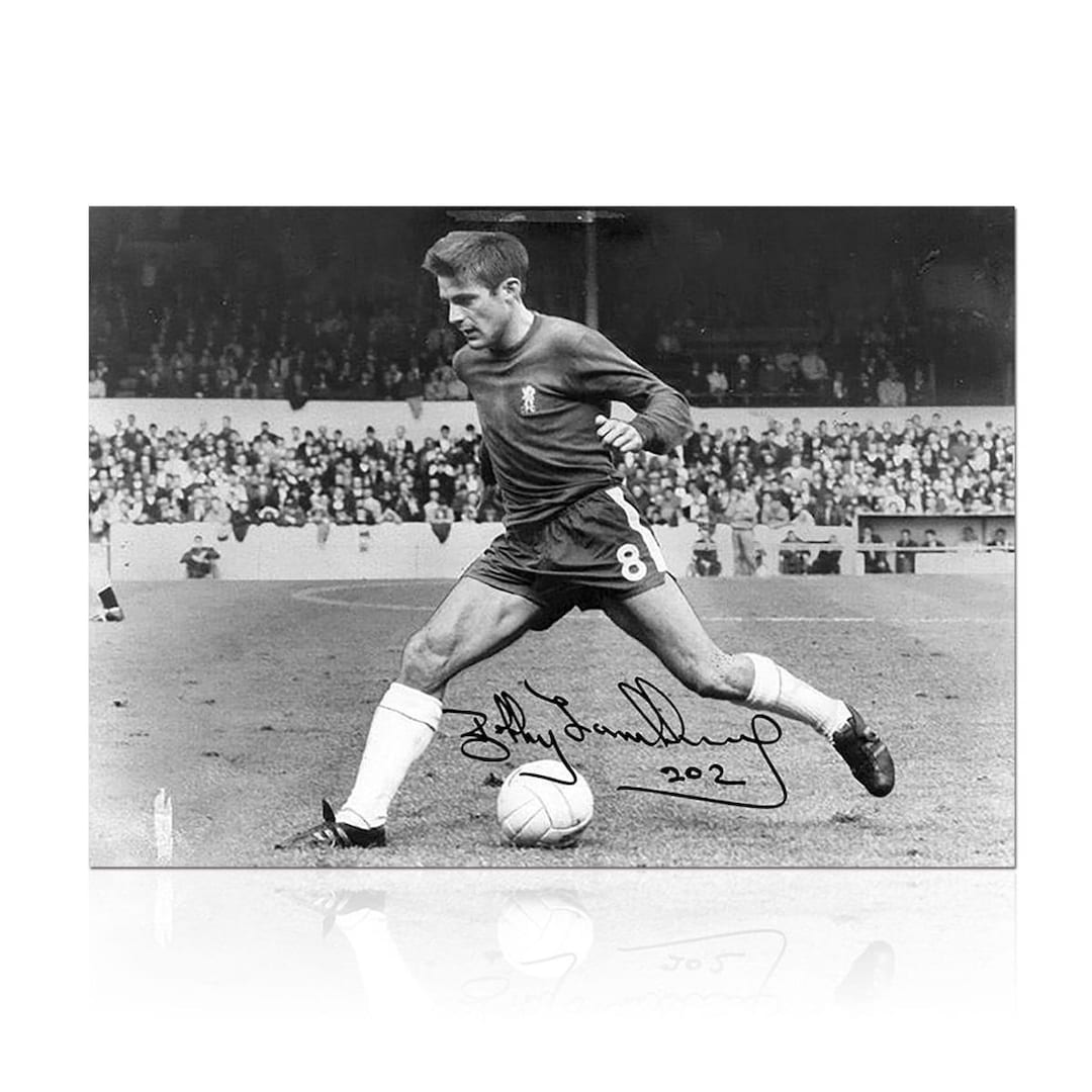 Bobby Tambling Signed Chelsea Photo: in Action - Etsy