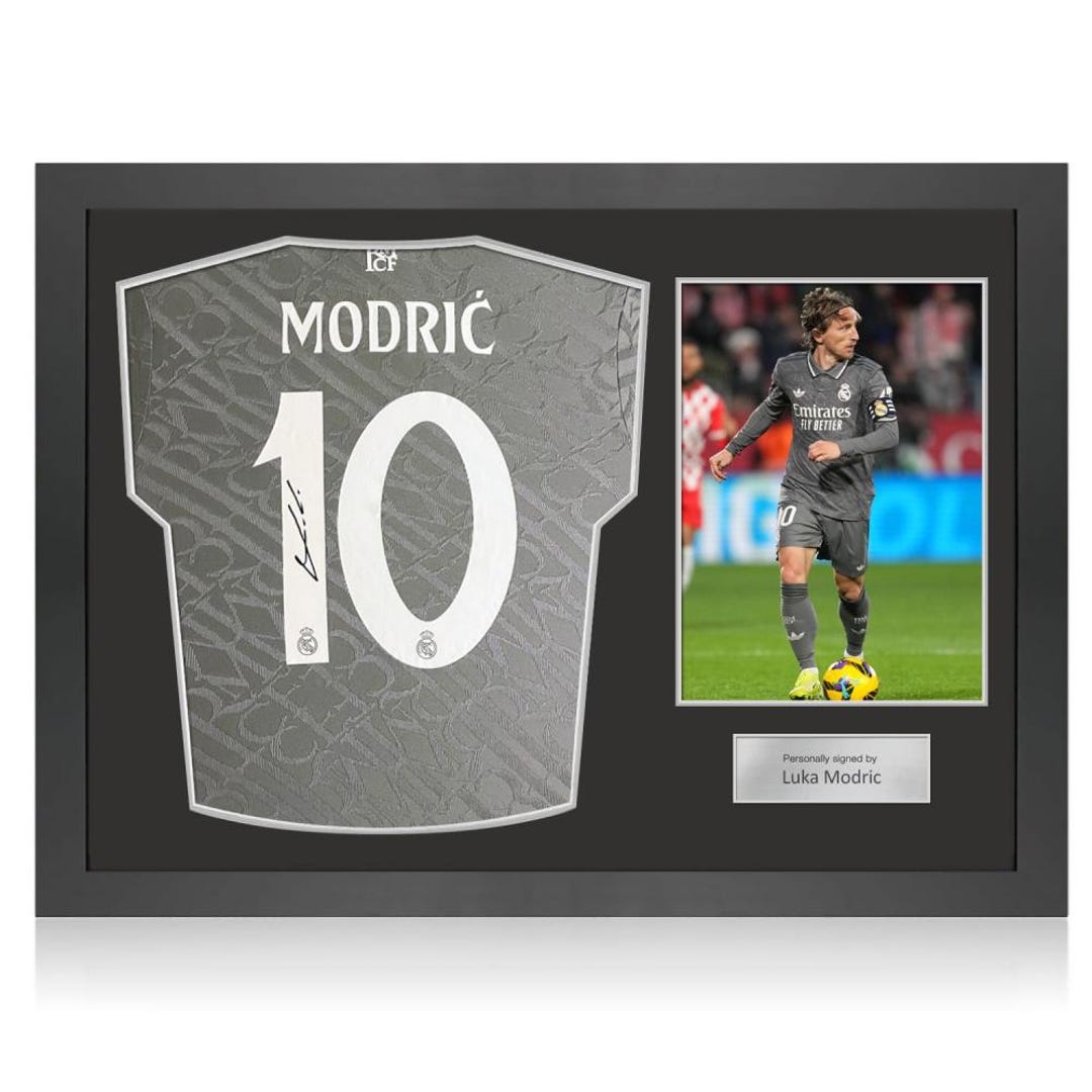 Luka Modric Signed Real Madrid 2024-25 Authentic Third Football Shirt ...
