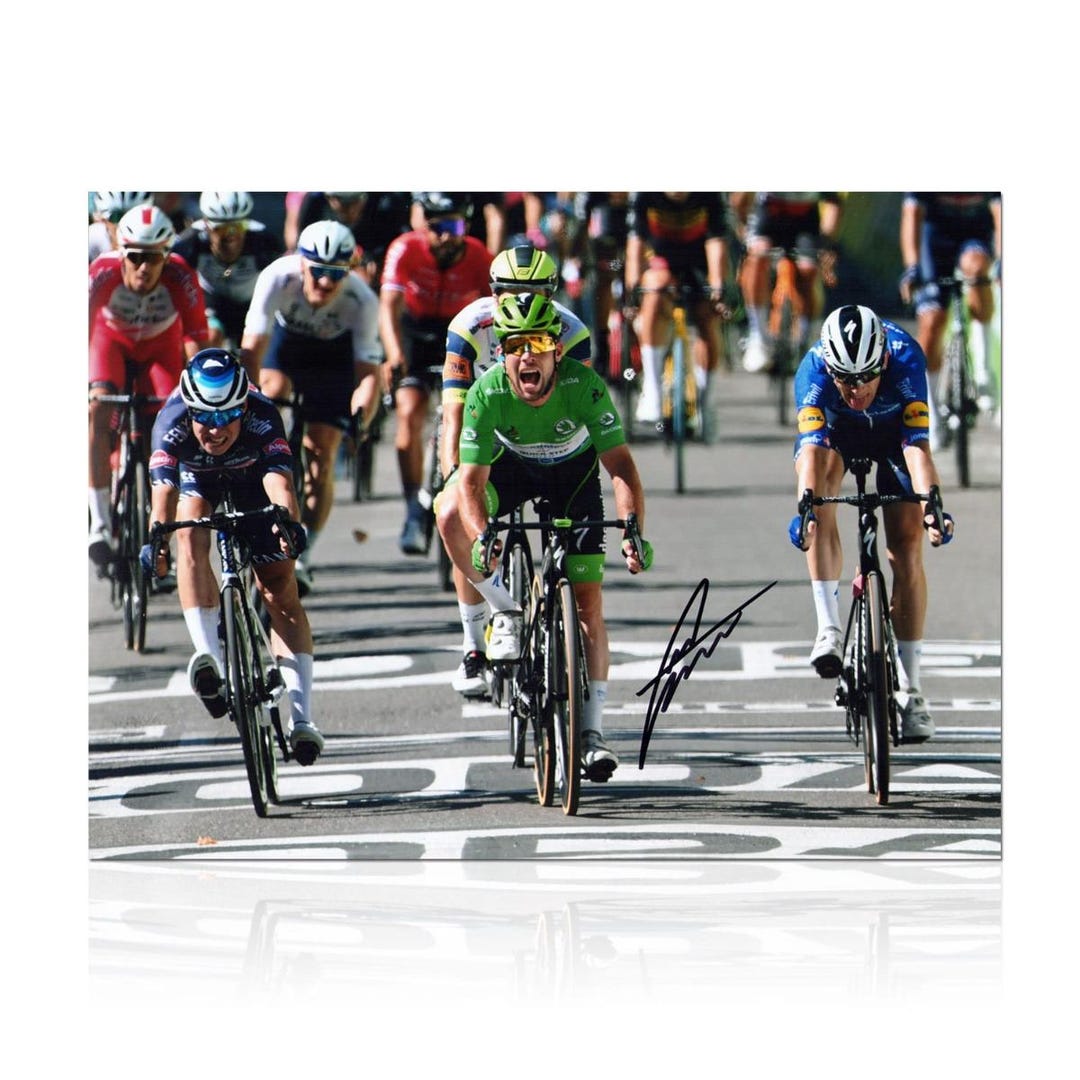 Mark Cavendish Signed Cycling Photo: 34th Stage Victory Finish Line - Etsy
