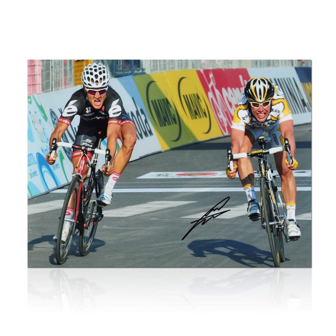 Mark Cavendish Signed Cycling Photo: Milan-san Remo - Etsy