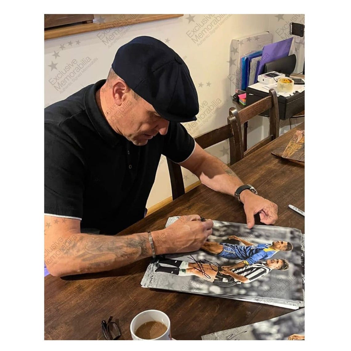 Paul Gascoigne and Vinnie Jones Signed Photo - Etsy