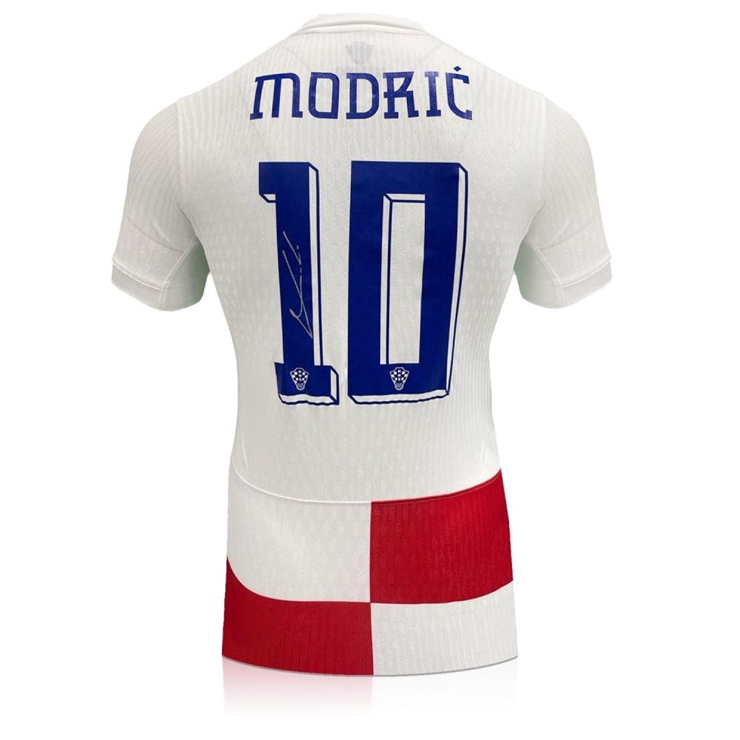 Luka Modric Signed Croatia 2024 Authentic Match Home Football Shirt - Etsy