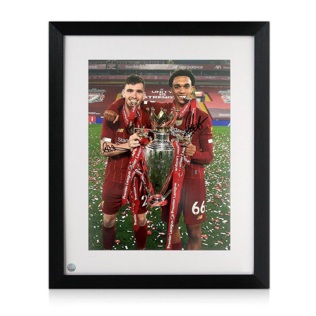 Trent Alexander-arnold & Andy Robertson Signed Liverpool Football Photo ...