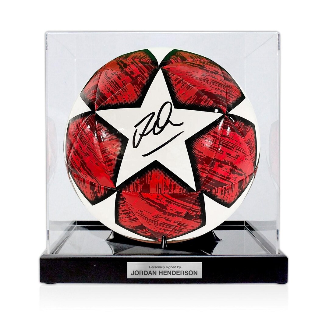 Jordan Henderson Signed 2018-19 Champions League Final Football ...