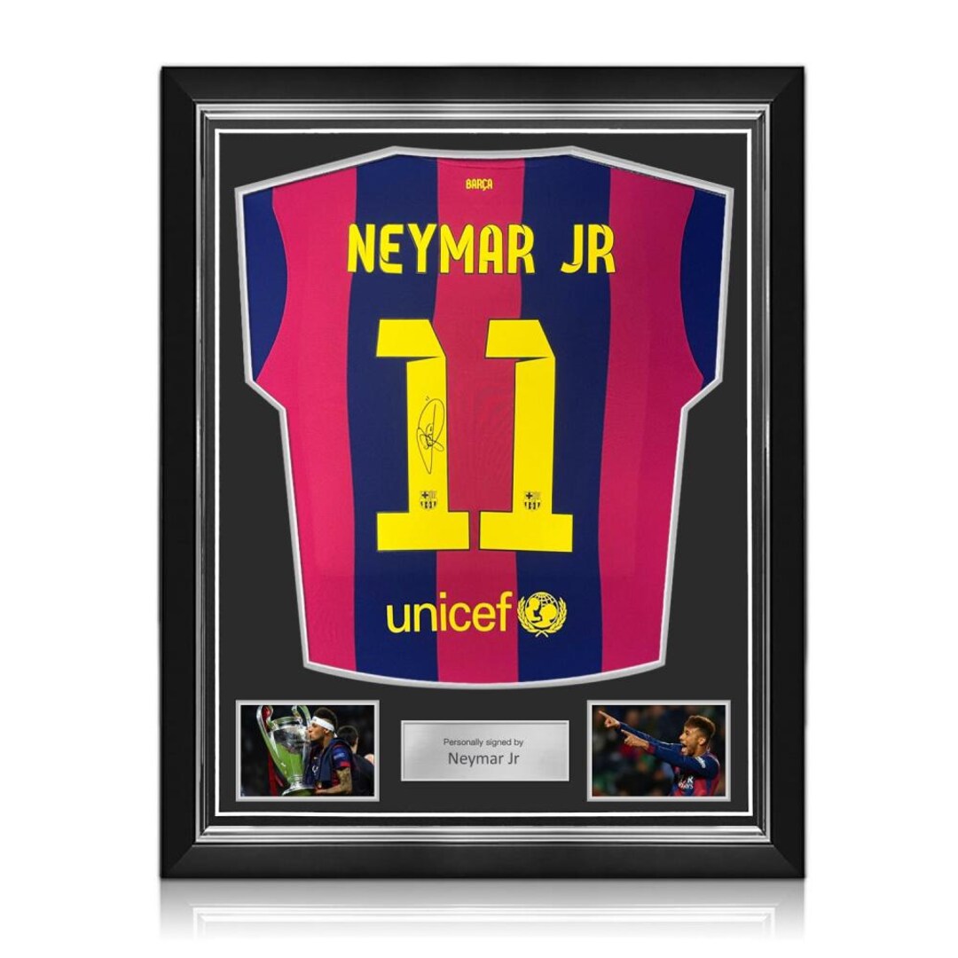Neymar Jr Signed Original Barcelona 2014-15 Football Shirt. Superior ...