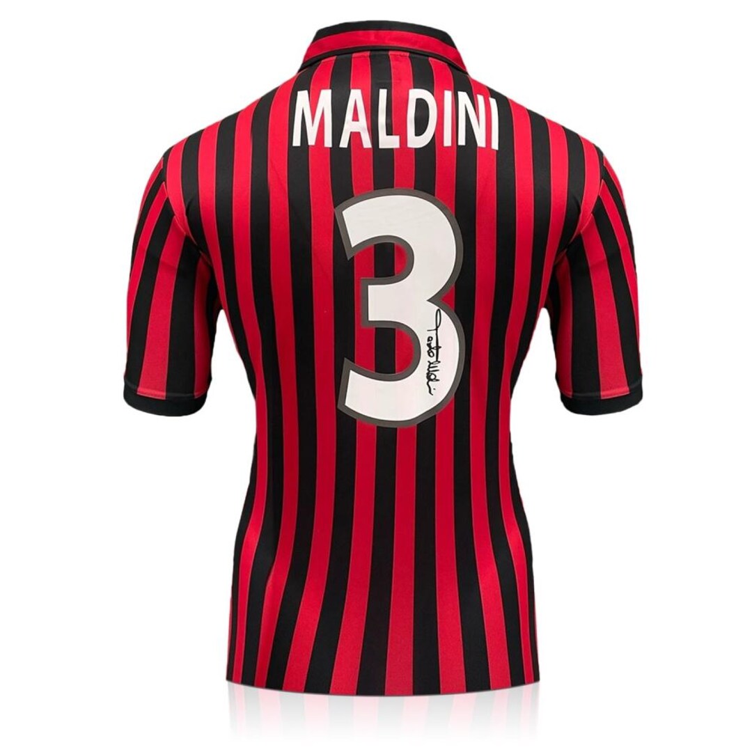 Paolo Maldini Signed AC Milan 2000 Centenary Home Football Shirt - Etsy
