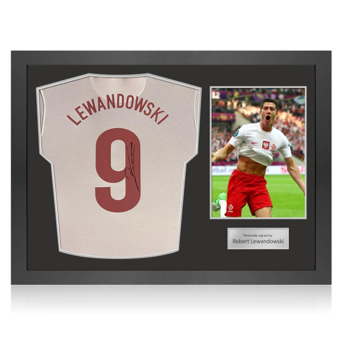 Robert Lewandowski Signed Original Poland 2012-13 Football Shirt (fan ...