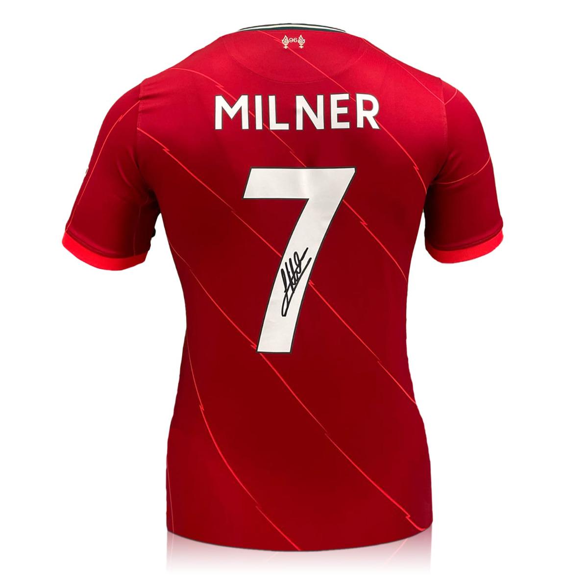 James Milner Signed Liverpool 2021-22 Football Shirt. Standard Frame - Etsy