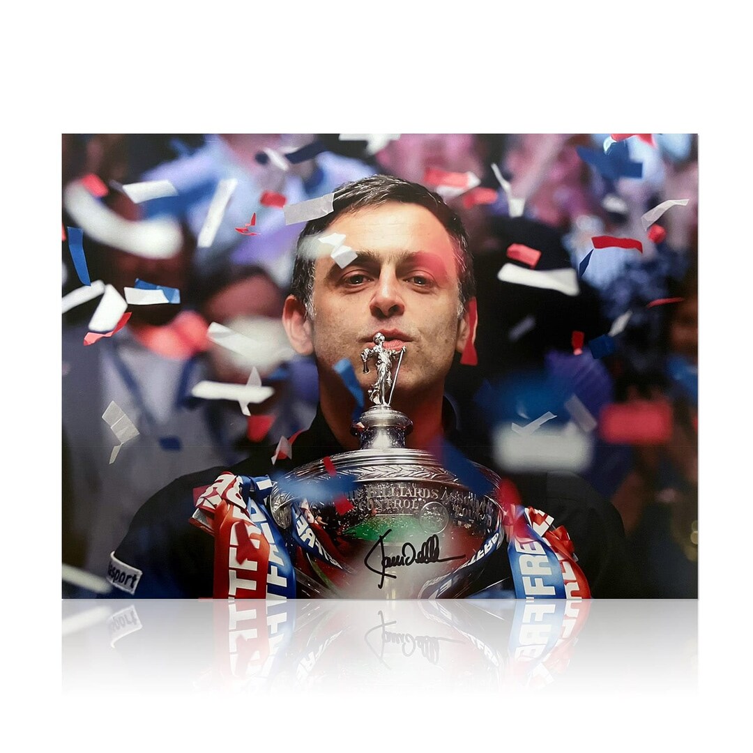 Ronnie O'sullivan Signed Snooker Photo: 7th World Championship - Etsy