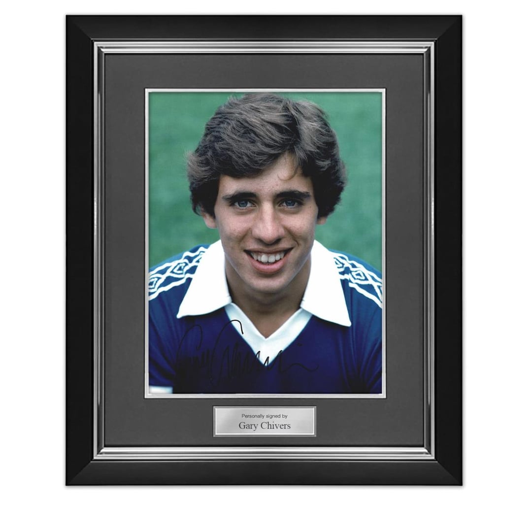 Gary Chivers Signed Chelsea FC Photo. Deluxe Frame - Etsy
