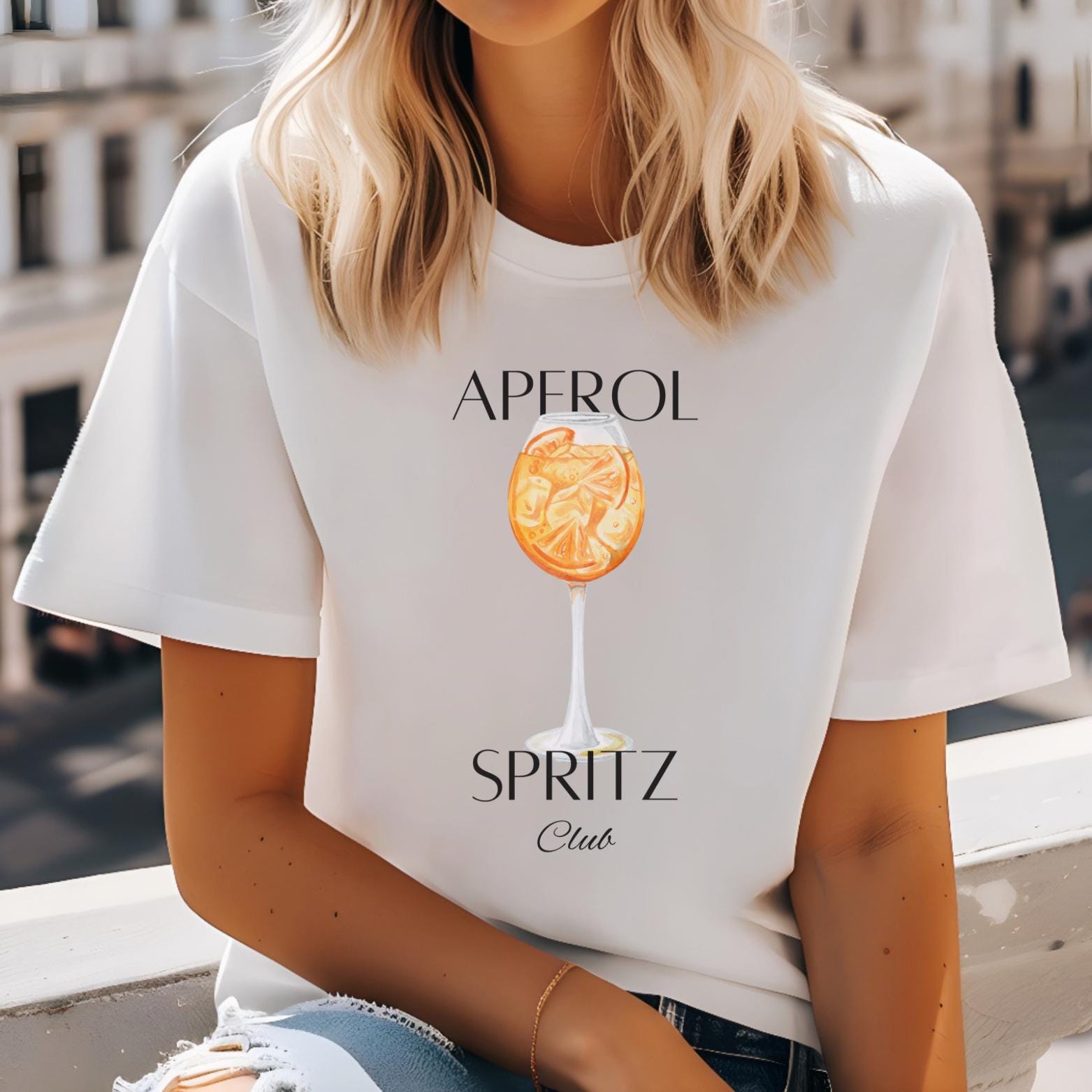 Aperol Spritz Club T-shirt | Aperol Tee | Womens Clothing | Summer Tee ...