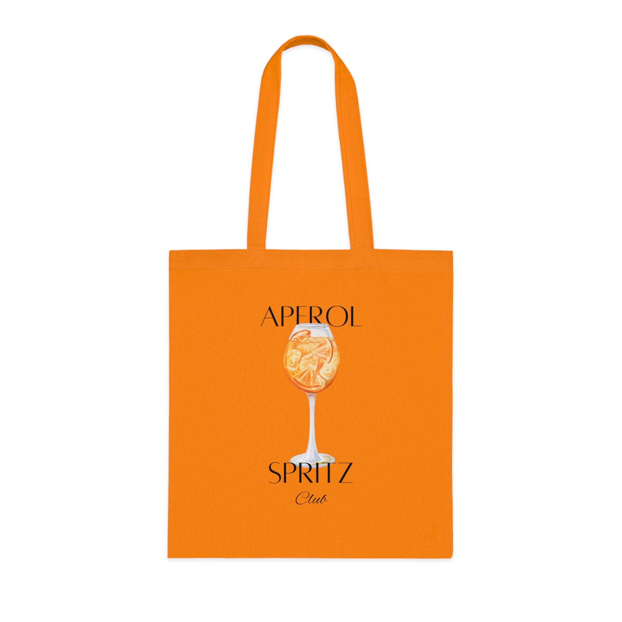 Aperol Spritz Graphic Cotton Tote Bag | Cocktail Lover Gift - Etsy