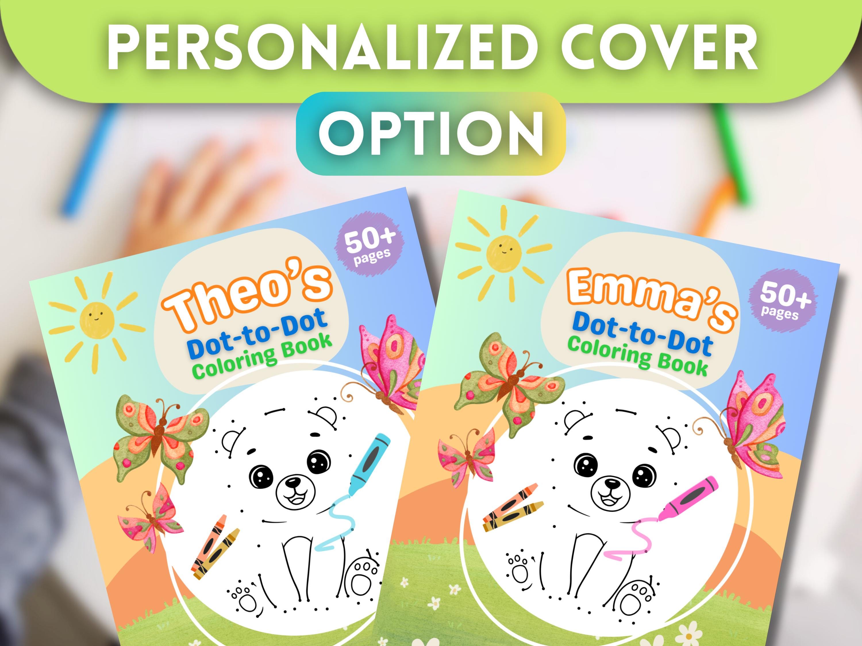 Dot to Dot Kids Printable Children Book Animals Cute Coloring Activity ...