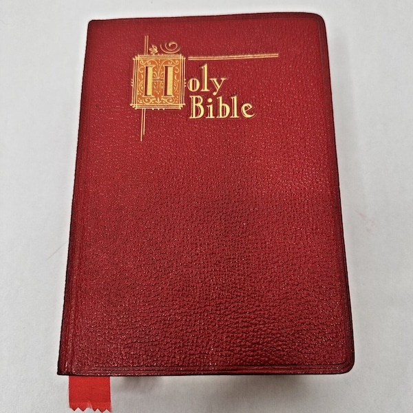 Leather Catholic Bible - Etsy